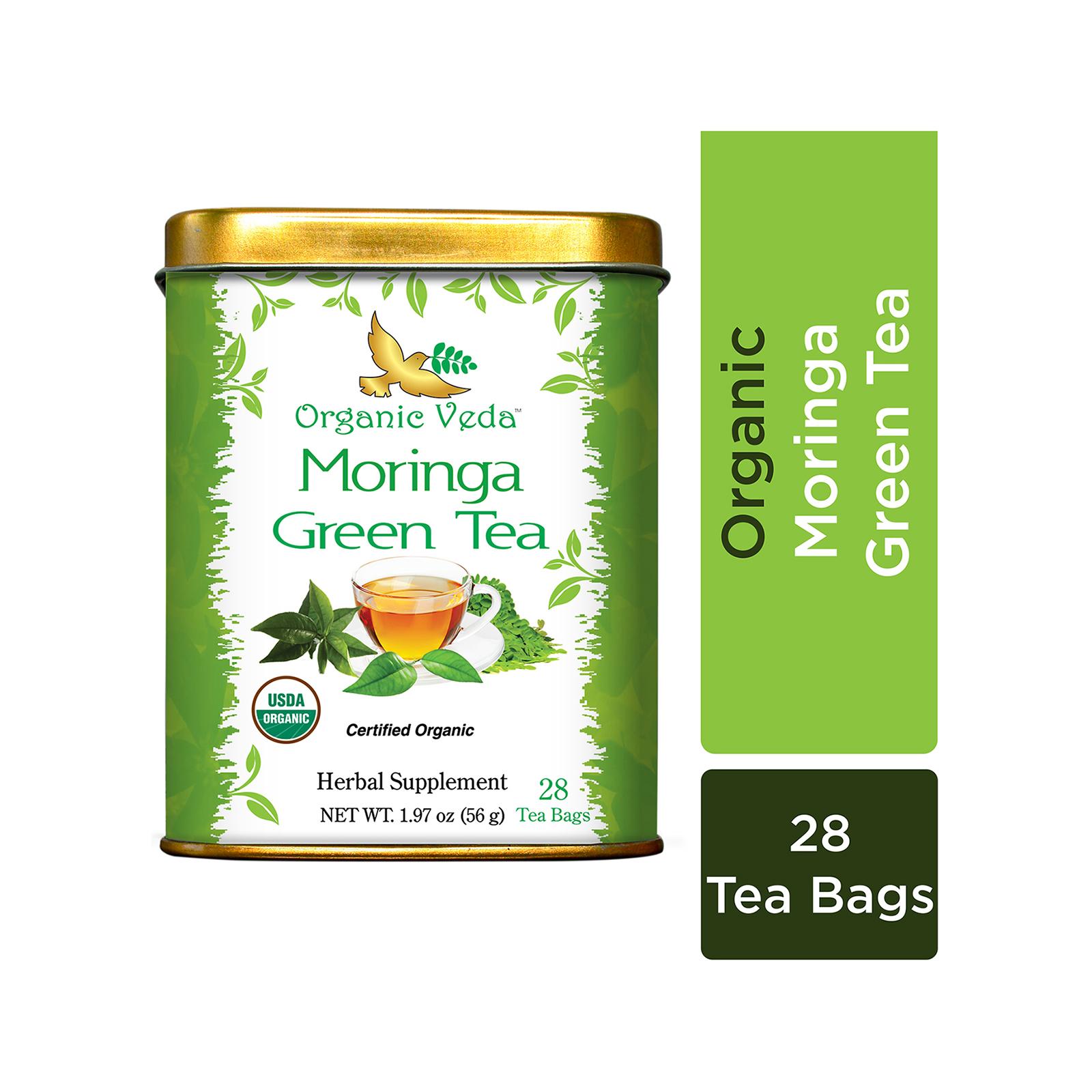 Moringa with Green Tea bags buy at Organicveda Malaysia