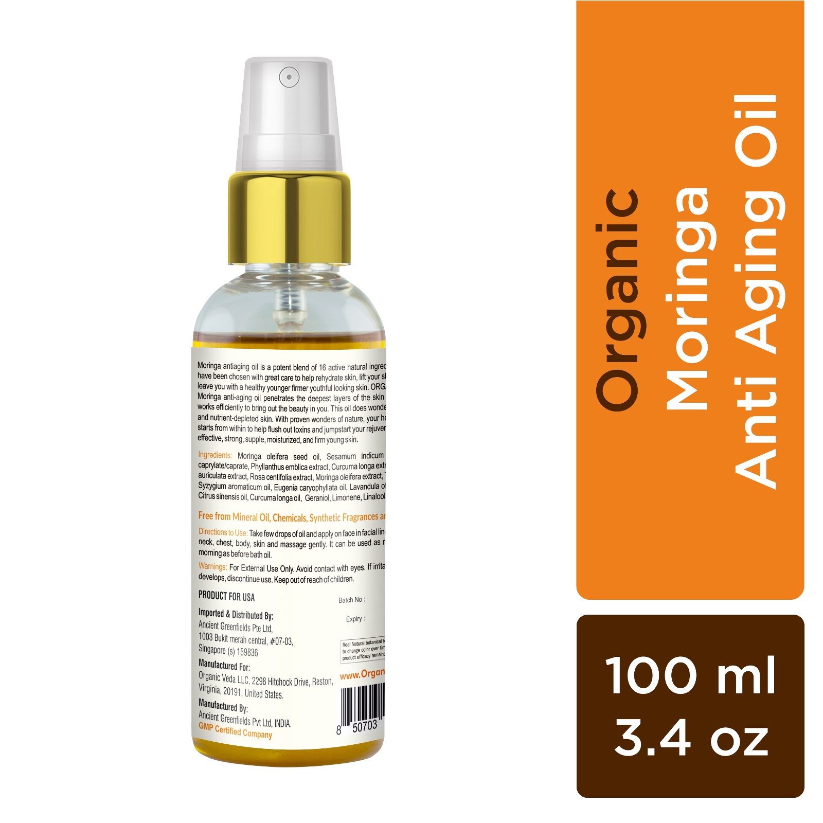 Organic Veda Anti-aging oil is a very effective and unique product to ...