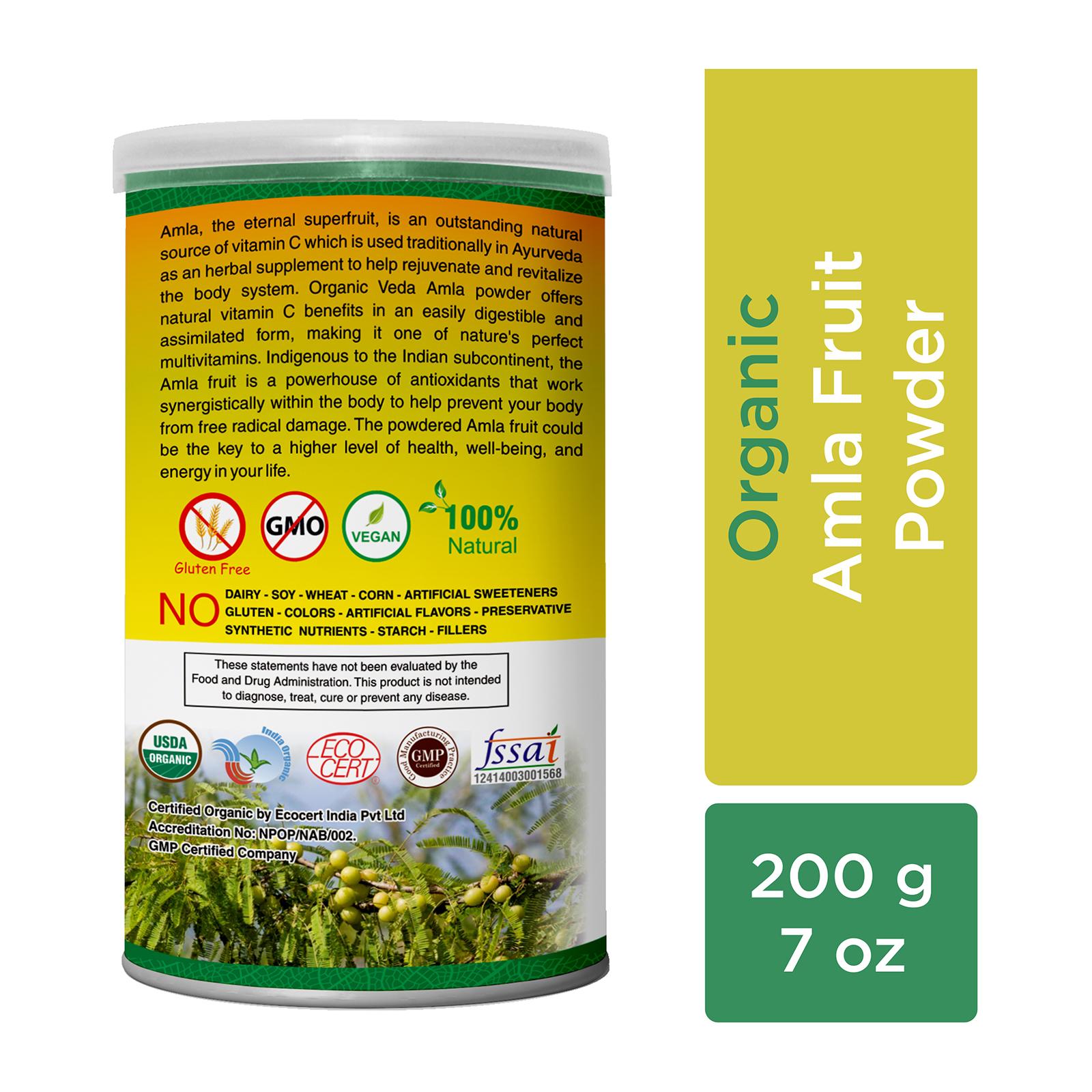 Buy 100% Raw Organic Amla Fruit Powder at Organicveda Malaysia