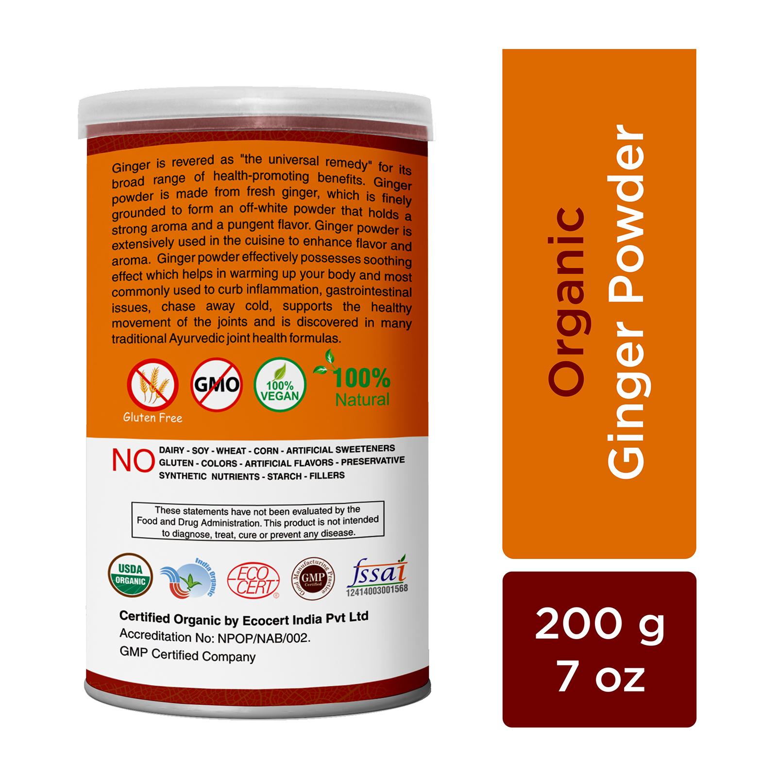 Buy Ginger Powder 100% Organic (200g) - Organicveda.sg