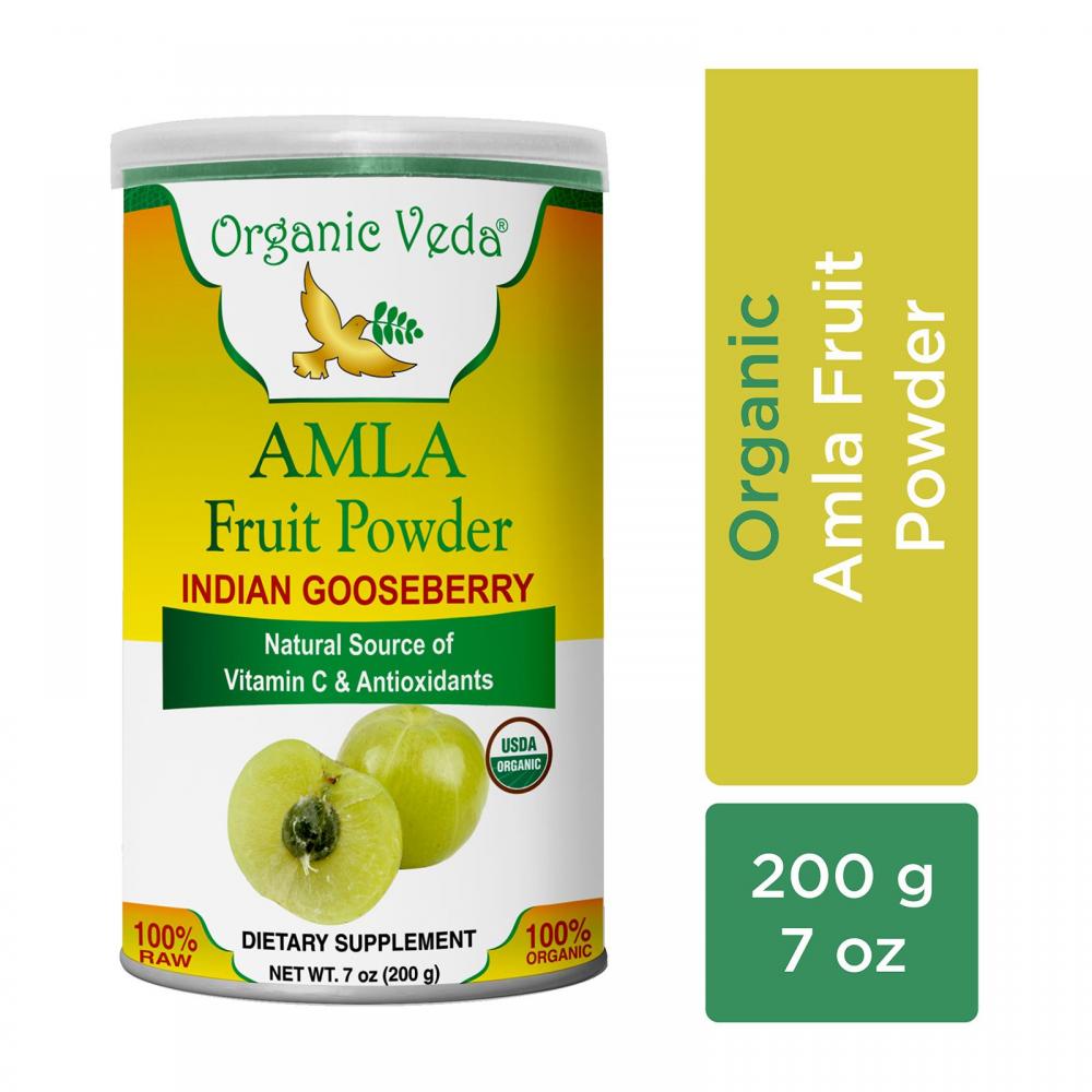 Buy 100% Raw Organic Amla Fruit Powder at Organicveda Malaysia