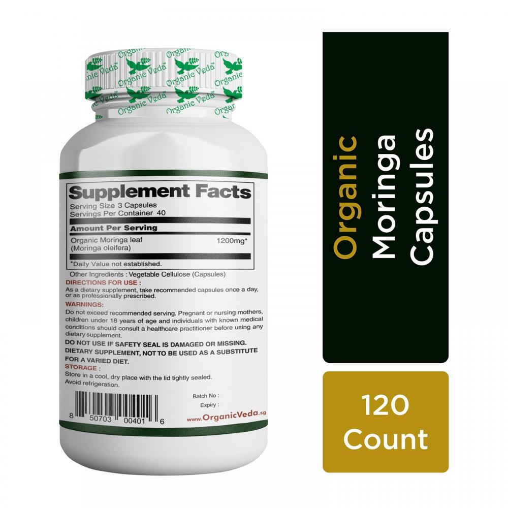 Moringa Capsules Malaysia - Buy 100% Raw Organic Moringa